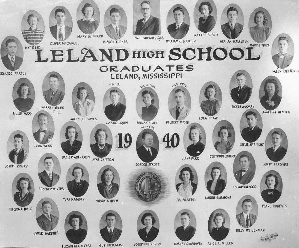 Leland High School -- Class of 1940